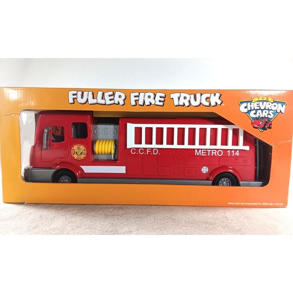Chevron | Toys | Chevron Cars Fuller Fire Truck Original Box ...